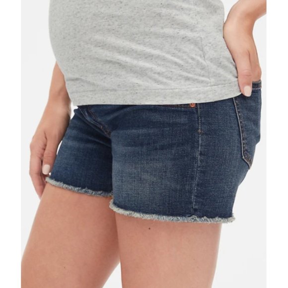 GAP | Shorts | Gap Maternity Inset Panel Denim Shorts | Poshmark
